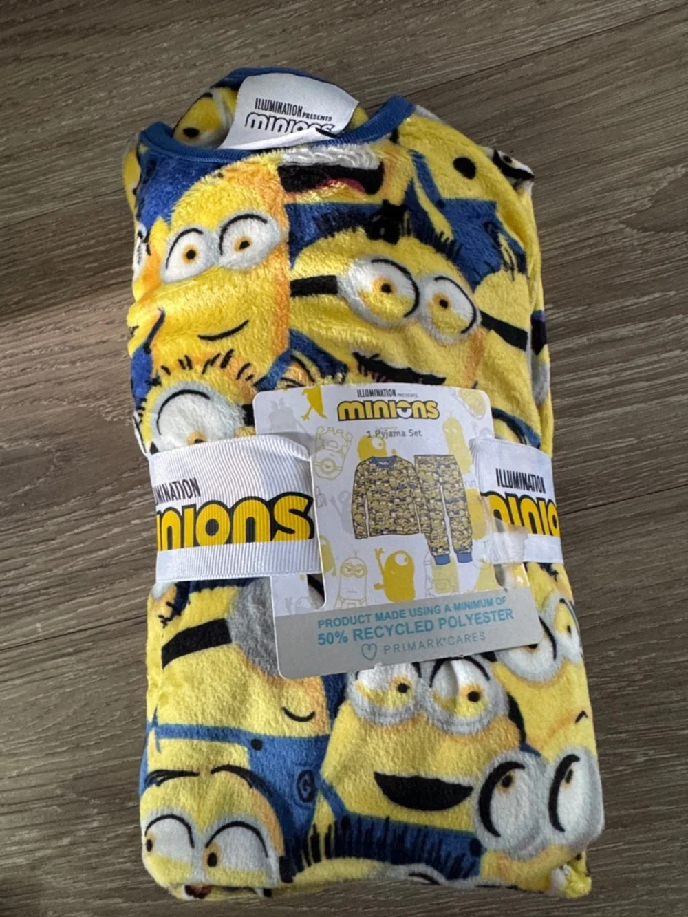 Primark | Pajamas | Primark Minions Fleece Pajama Set Yellow Blue ...